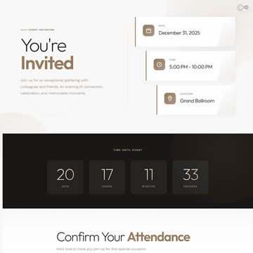 Winter Gallery HTML Template by Tooplate